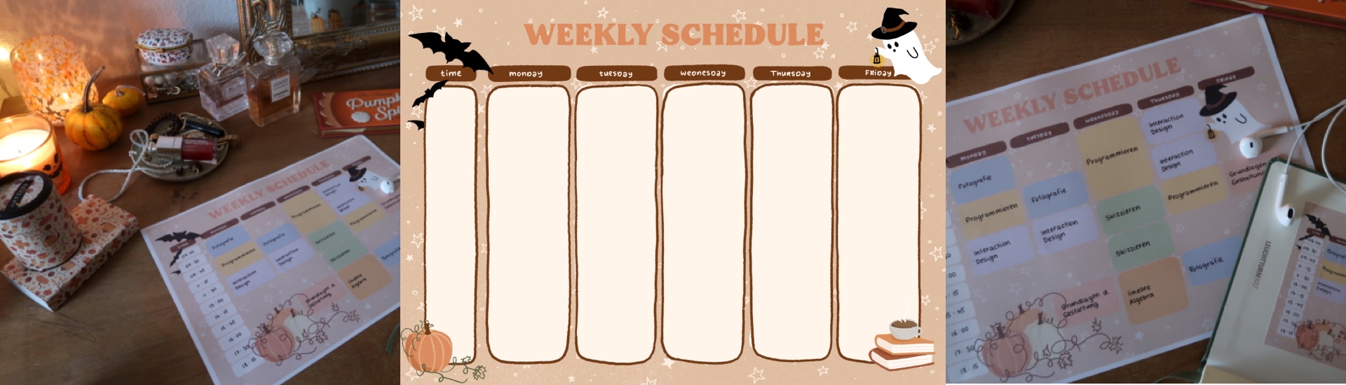fall class schedule templates – Talea Charlotte